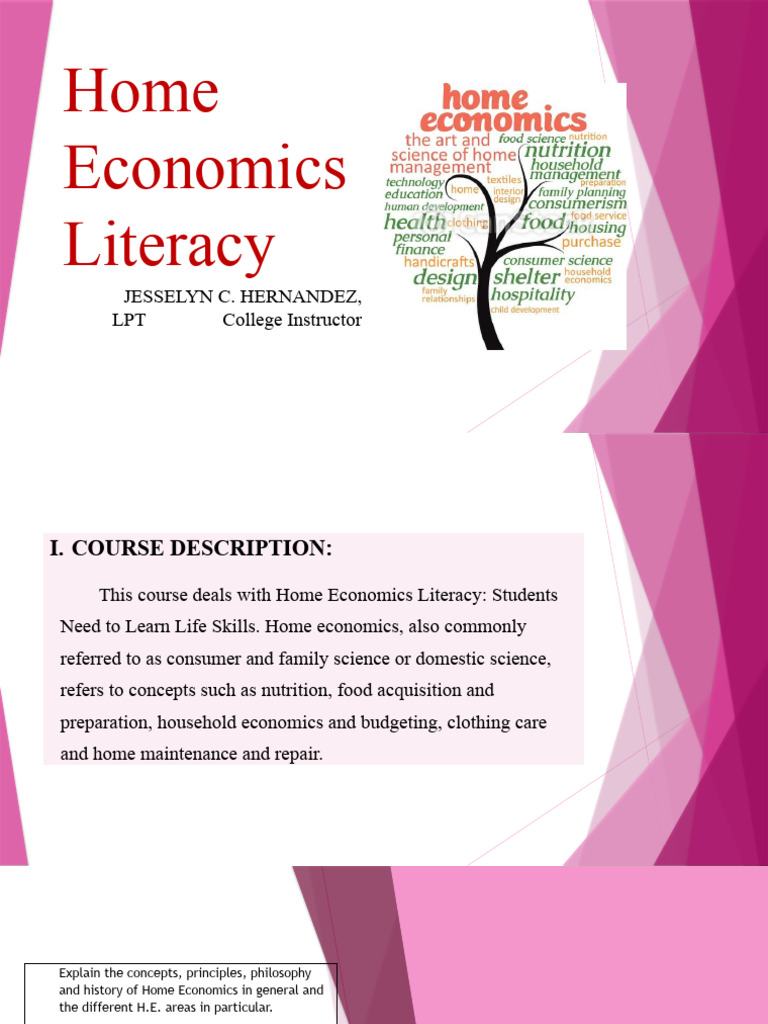 Home Economics PPT - 071445 | PDF | Home Economics