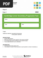 Maths Revision Worksheet Grade 8 Cambridge Checkpoint Learning Alliance ...