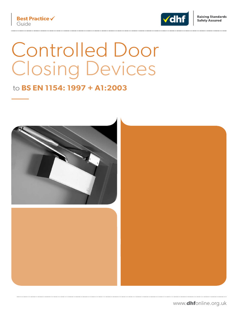 Best Practices for BS EN 1154 Door Closers | PDF