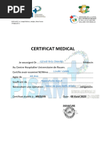 3 - Certificat Médical D'aptitude | PDF