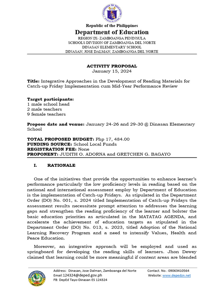 School INSET 2024 | Download Free PDF | Learning | Curriculum