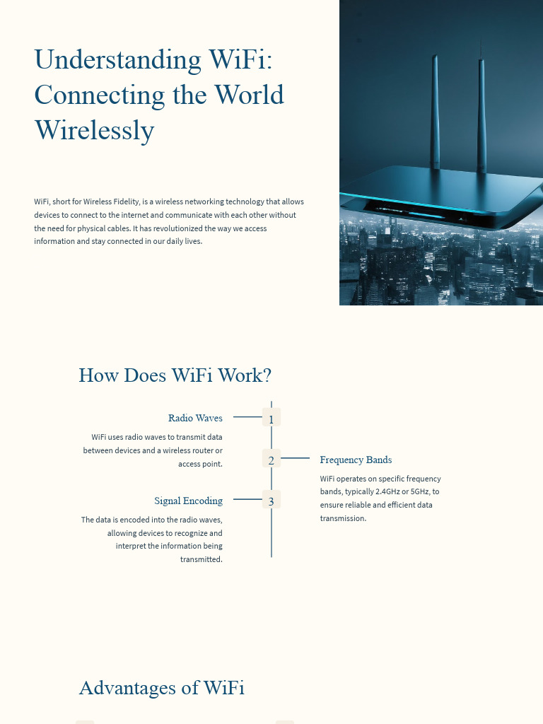 Understanding WiFi Connecting The World Wirelessly | PDF | Wi Fi | Computer Network