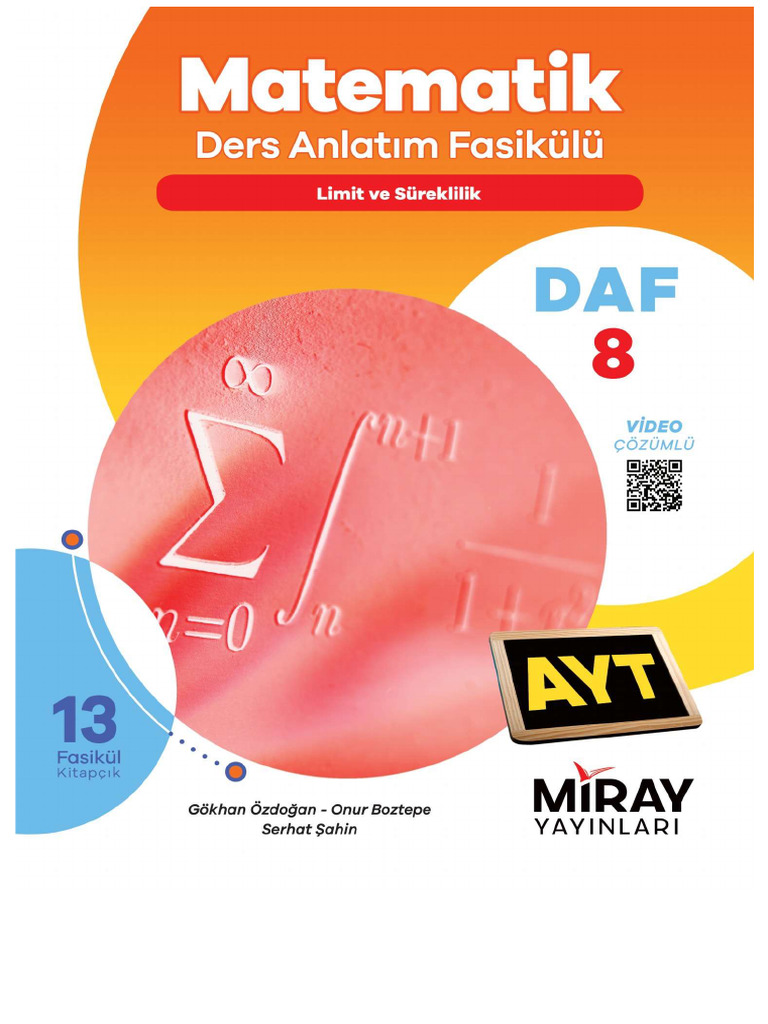 Miray AYT Limit Ve Süreklilik | PDF