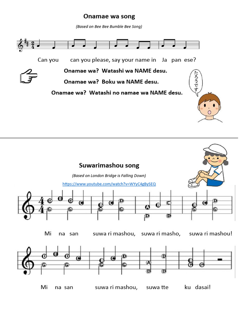 Song Sheet | PDF