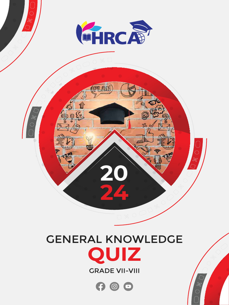 HRCA GK Quiz Syllabus Class 7-8 | PDF | Leaf | Foods