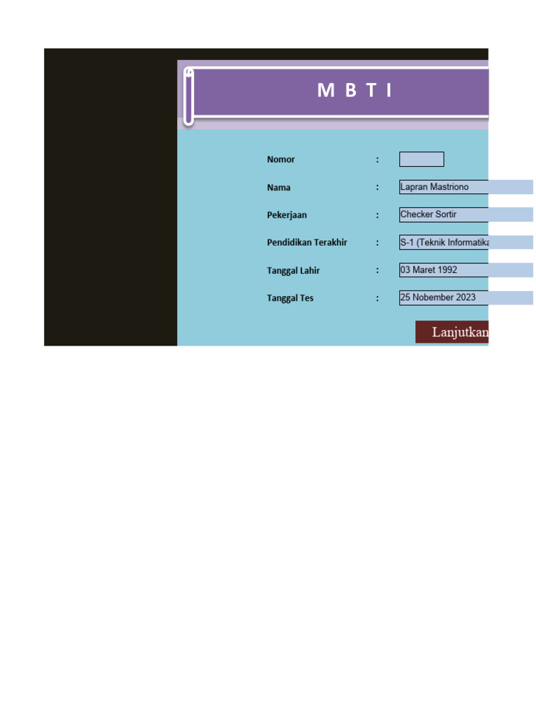 Analisis MBTI untuk Bina Karir | PDF