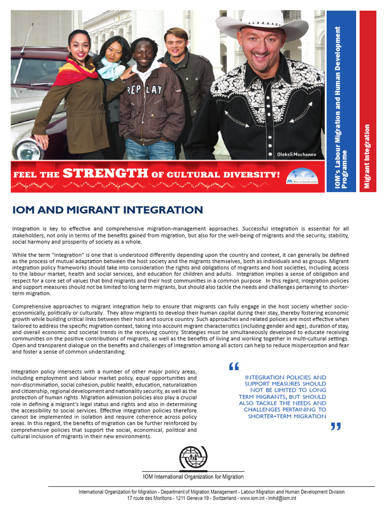 Strategies for Effective Migrant Integration | PDF | Human Migration ...