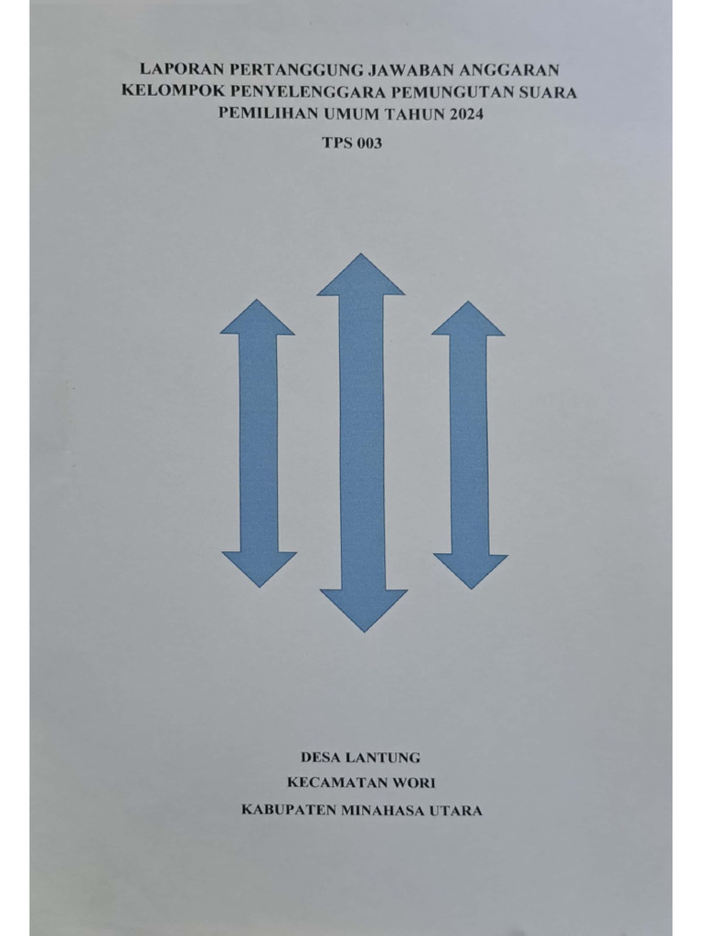 Contoh SPJ Pemilihan Umum TPS 003 | PDF