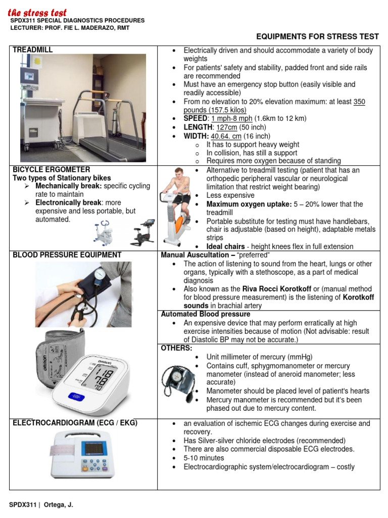 2. Stress Testing | PDF | Heart | Myocardial Infarction
