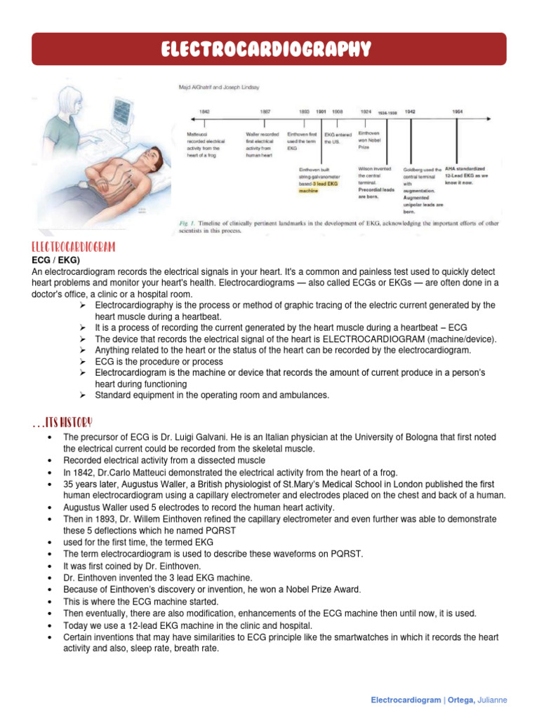 Electrocardiography | PDF | Electrocardiography | Atrium (Heart)
