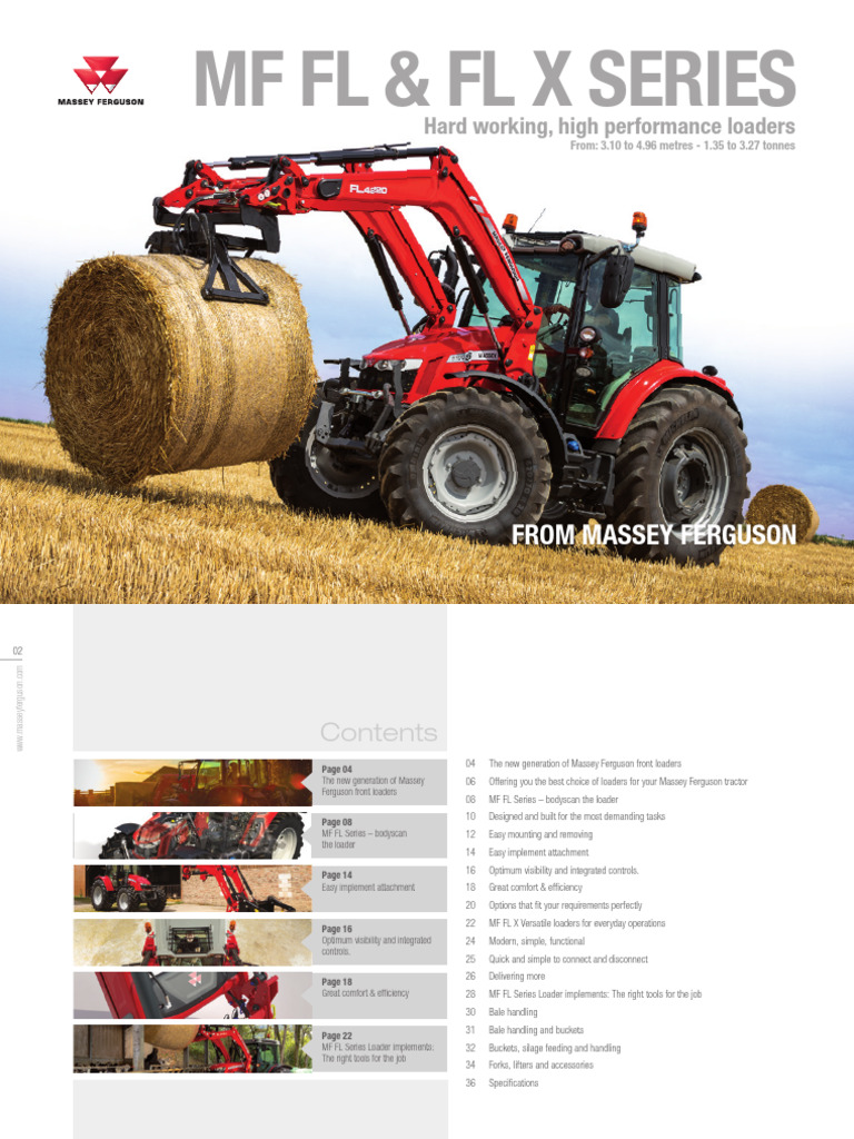 MF FL & FL X Series | PDF | Tractor | Loader (Equipment)