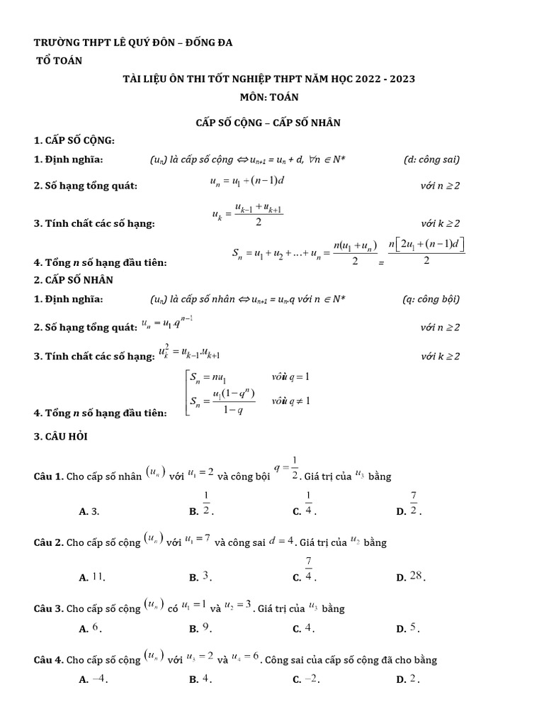 12. Đề CSC CSN XS Khoảng cách Góc | PDF