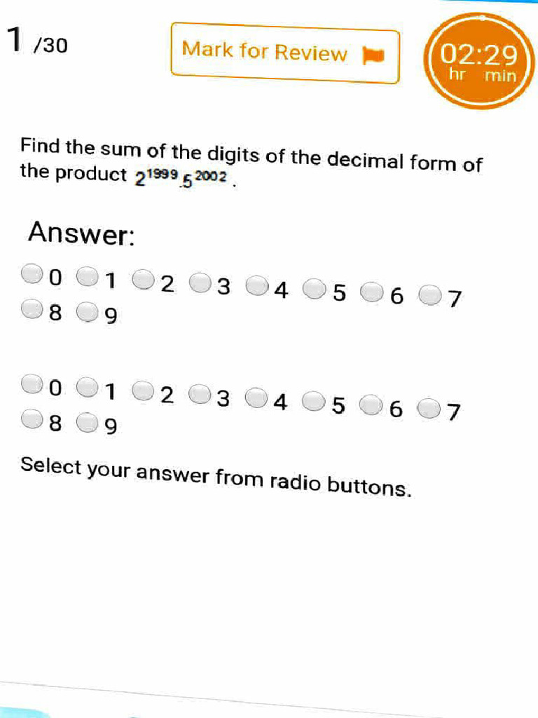 Aakash Pre Rmo Mock Open Test | PDF