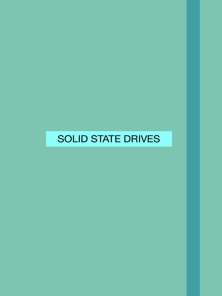 Solid State Drives | PDF | Electric Motor | Electric Generator