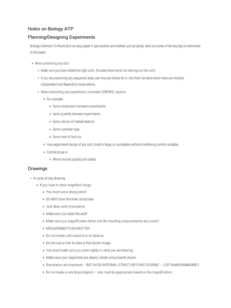 Biology ATP Experiment Notes | PDF | Self-Improvement