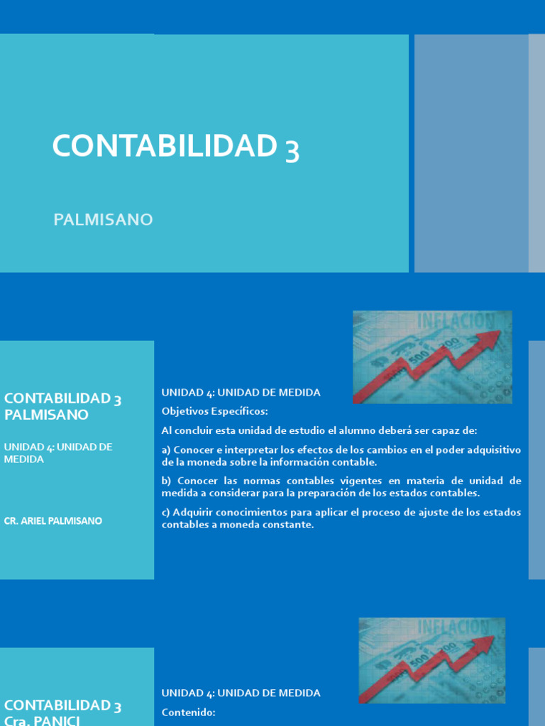 Contabilidad 3 Palmisano Unidad 4 2022 | PDF | normas internacionales de INFORMACION FINANCIERA ...