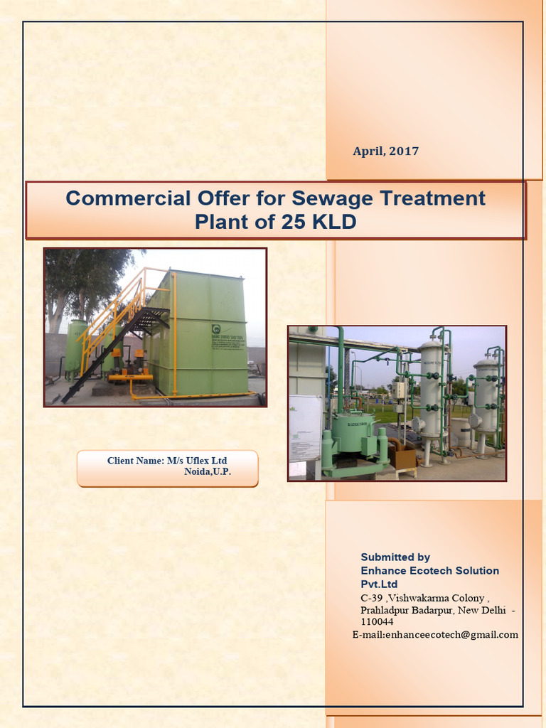 25 KLD - STP | PDF | Sewage Treatment | Water Pollution