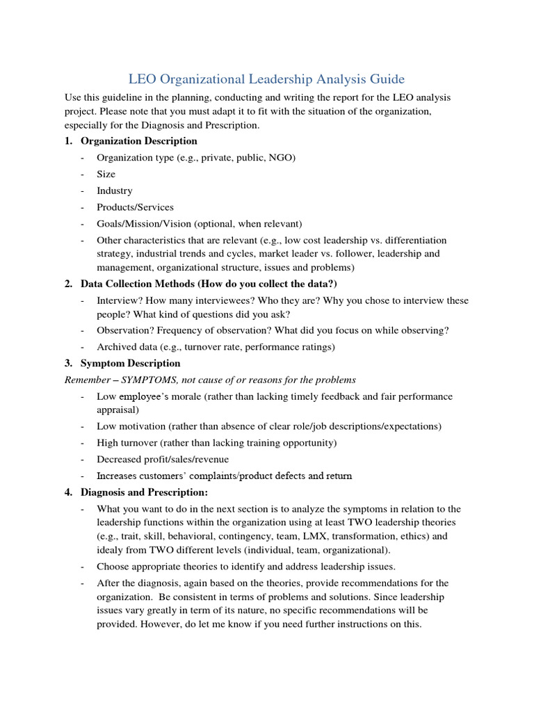 Analysis of An Organization OLA Assignment Guide | PDF | Leadership ... Analysis of An Organization OLA Assignment Guide | PDF | Leadership ...