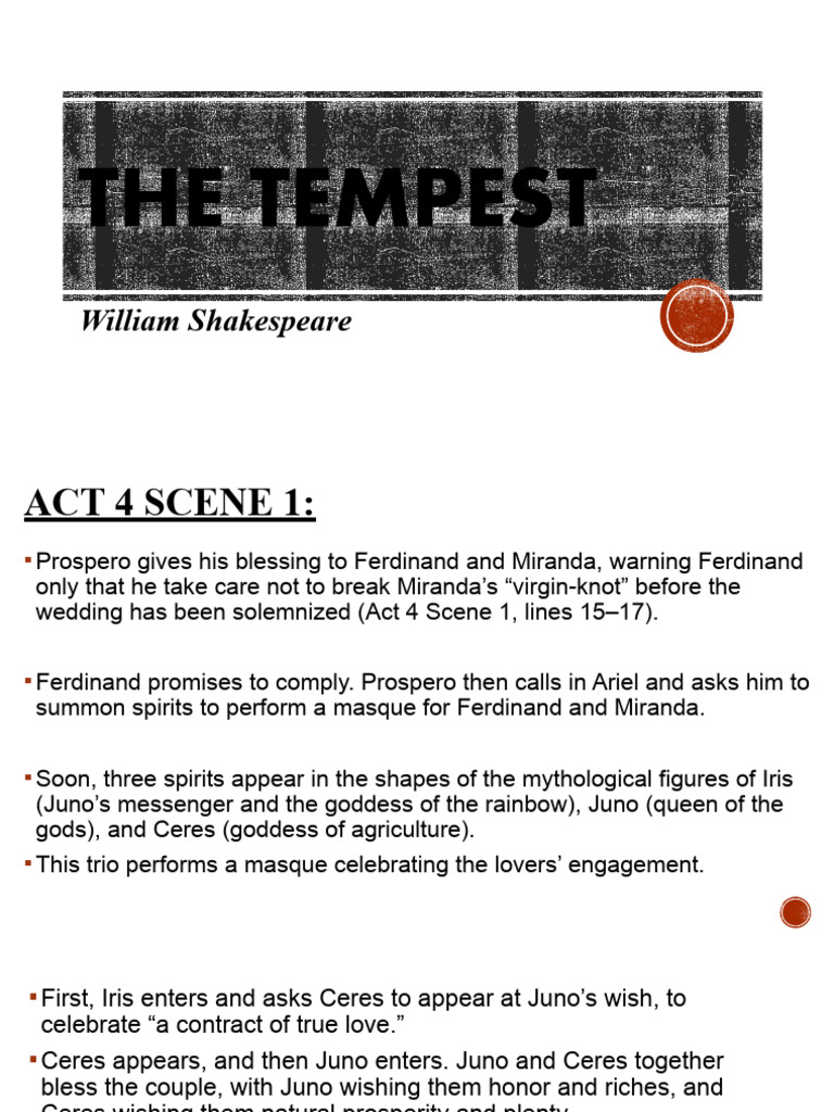 The Tempest - Act 4 and 5 GG3G91z | PDF | History | Poetry