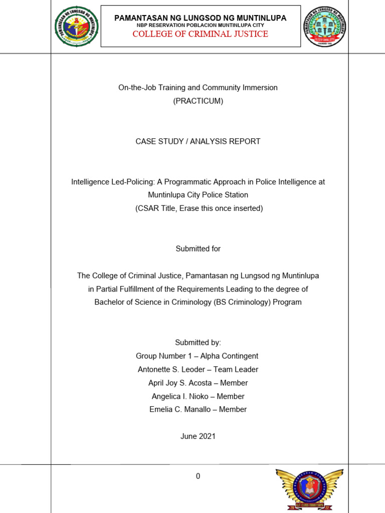 CSAR TEMPLATE CLs MAKATSAPA 22 | PDF | Enterprise Resource Planning ...