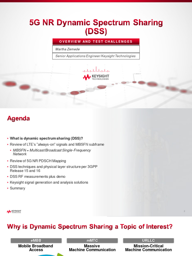 DSS KeySight Training Video | PDF | Lte (Telecommunication ...