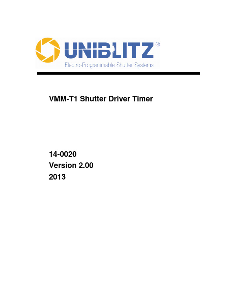 vmm-t1 User Manual 2.00 - Rev - A | PDF | Switch | Electrical Connector