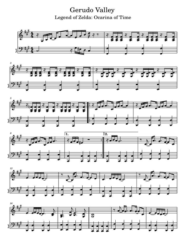 Gerudo Valley in Ocarina of Time | PDF | Adventure Games | The Legend ...