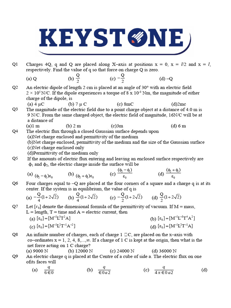 100 MCQS | PDF | Waves | Magnetic Field