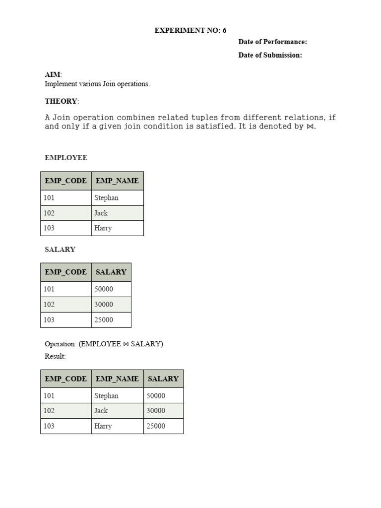 EXPT6 JO LMD | PDF | Data Management Software | Data Management