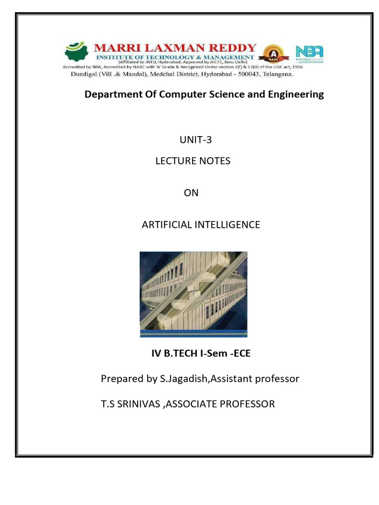 AI 3 | PDF | First Order Logic | Deductive Reasoning