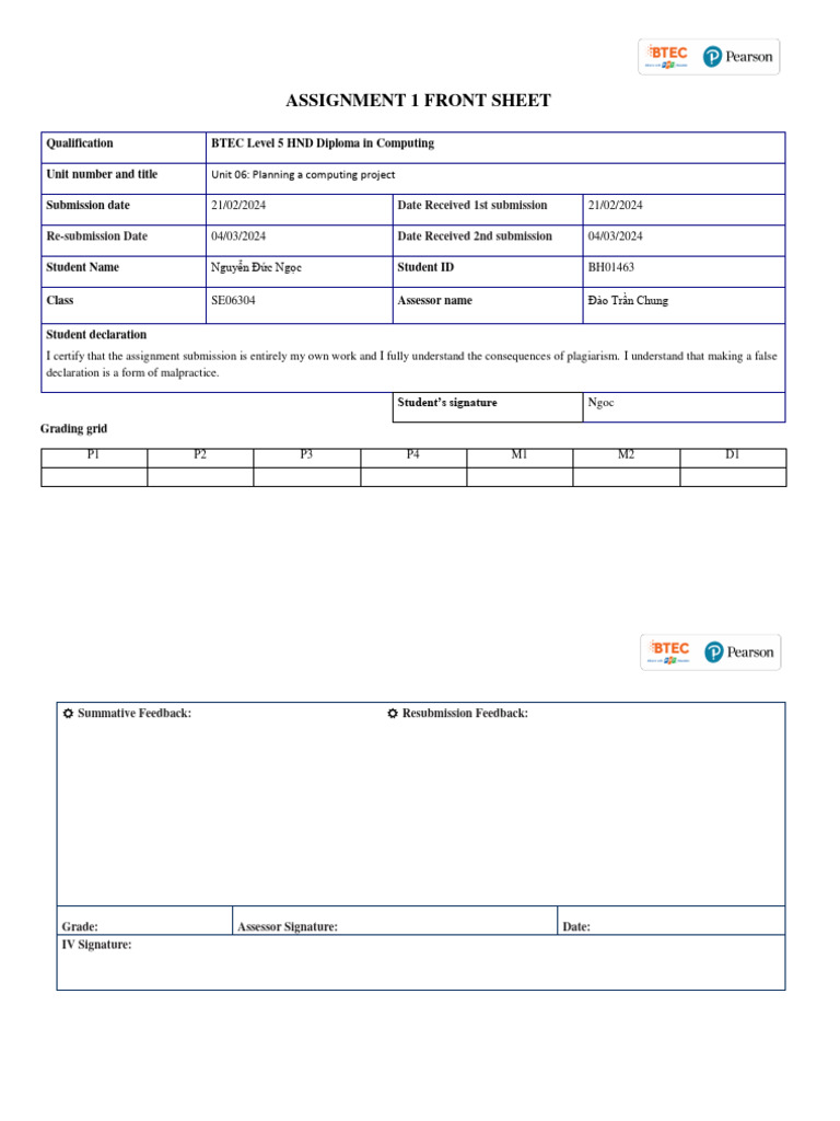 NGUYENDUCNGOC BH01463 Planningandcomputingproject ASM1 2nd | PDF | Statistics | Qualitative Research