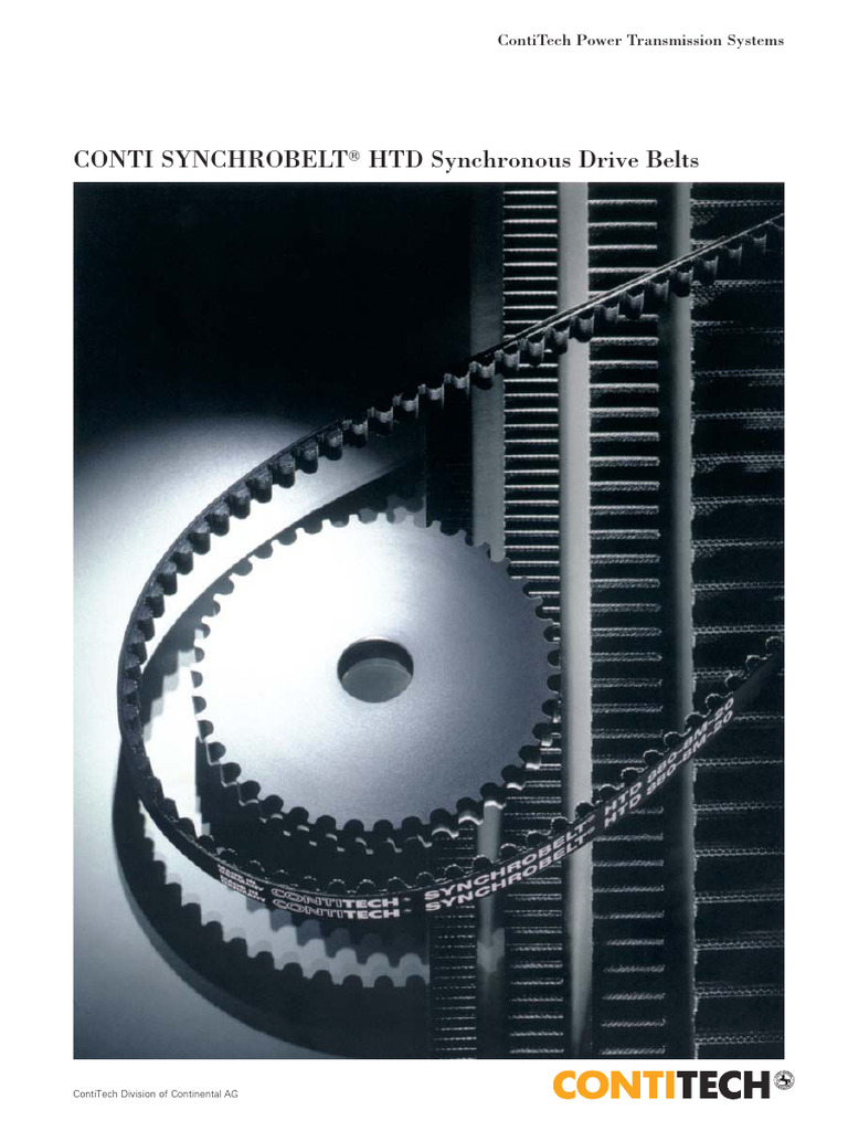 TD Synchrobelt HTD en | PDF | Belt (Mechanical) | Engineering Tolerance