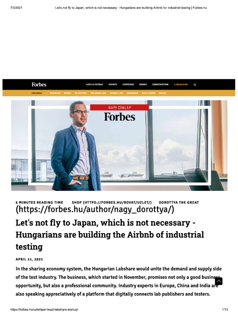 Forbes Article | PDF