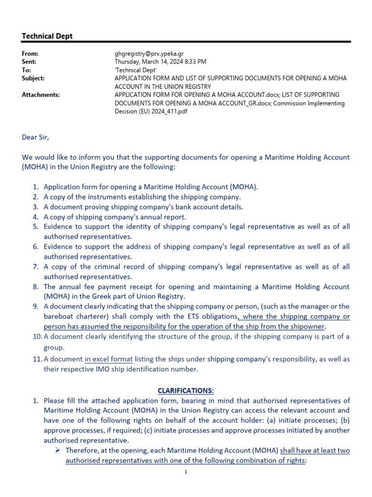 SM-AA-MOHA Instruction Email-Mar 2024 | PDF | Identity Document ...