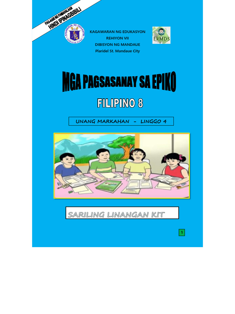 SLK Fil 8 Q1 WEEK 4 Epiko | PDF