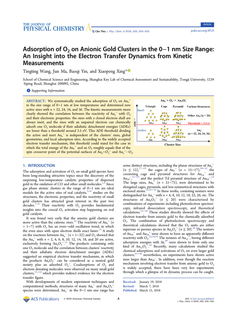 Ag O2 Paper - 051018 | PDF | Chemical Reactions | Adsorption