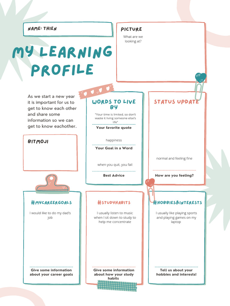 Individual Student Profile | PDF