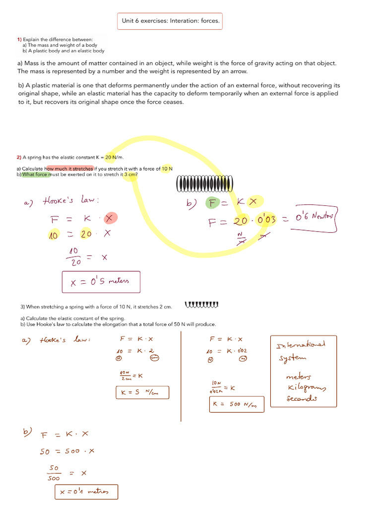 English 2ESO 23 Ene 2024-4 | PDF | Masa | Unidades de medida