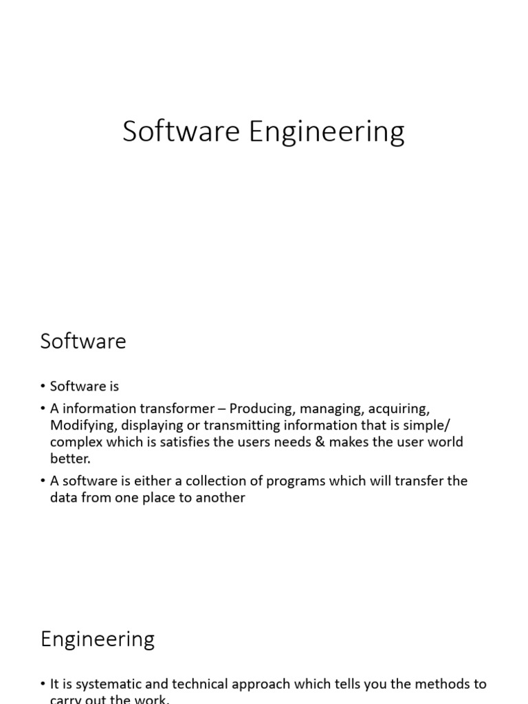 Software Engineering | PDF | Software Development Process | Software Prototyping