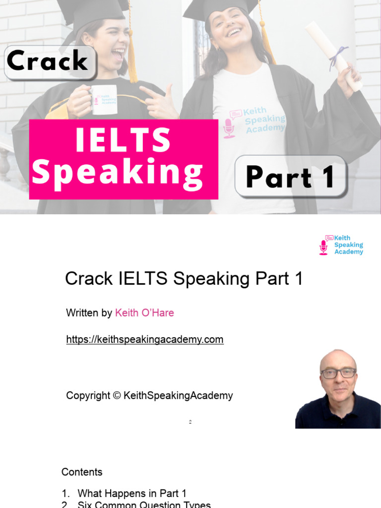 Crack IELTS Speaking Part 1 | PDF | Verb | Question