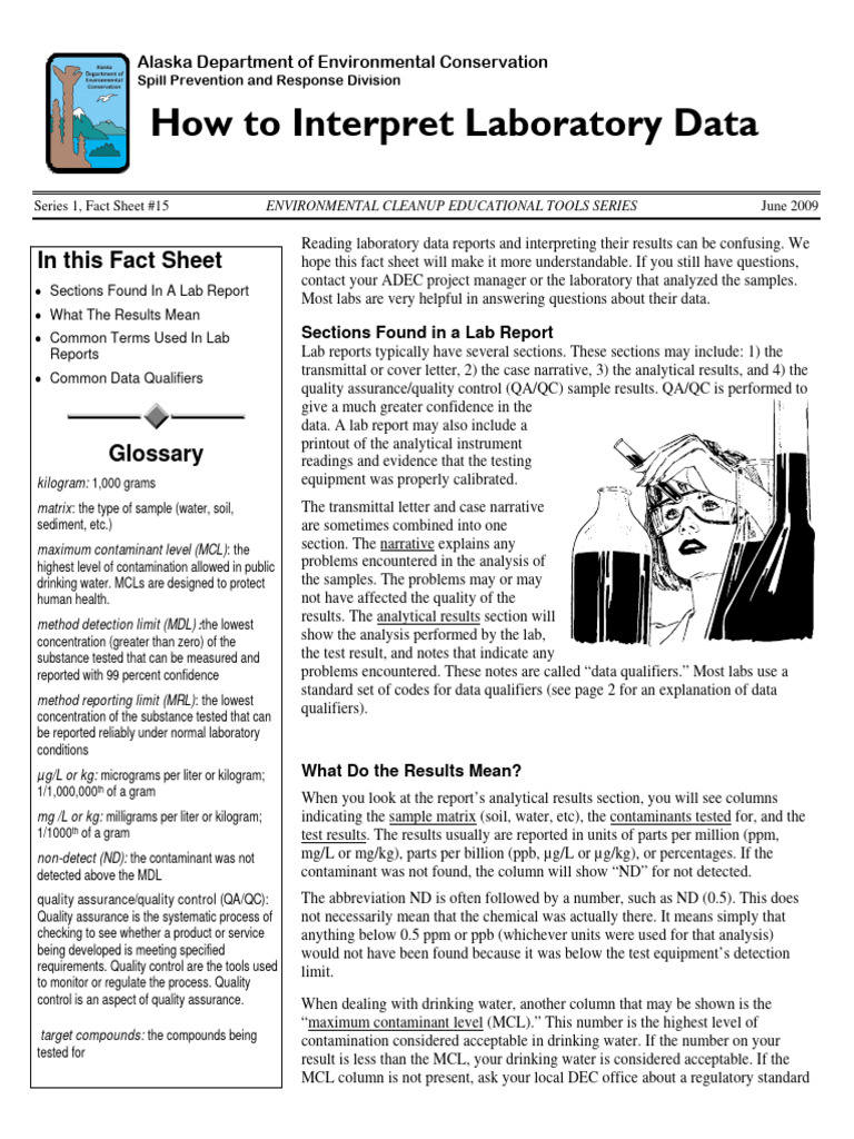 Interpreting Lab Data | PDF | Parts Per Notation | Quality Assurance