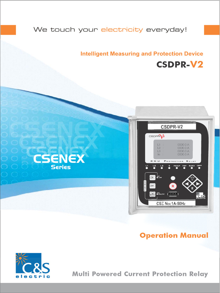 RMU-Protection Relay | PDF | Relay | Power Supply