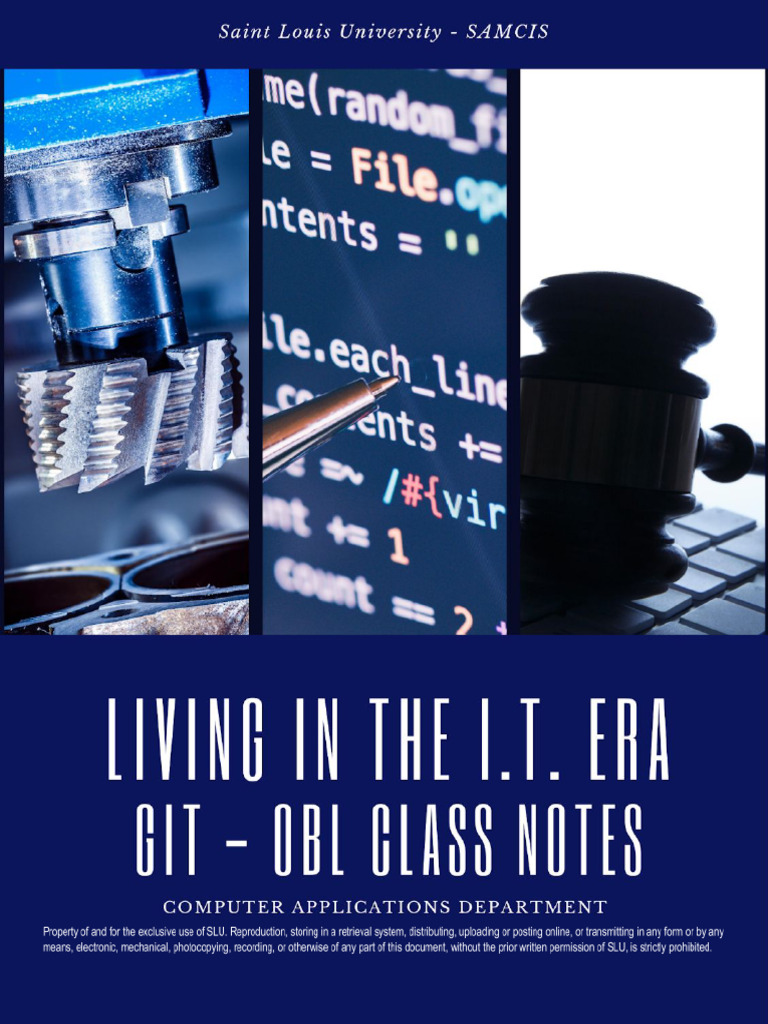 OBL GIT Class Notes 2020 | PDF | Swot Analysis | Feasibility Study