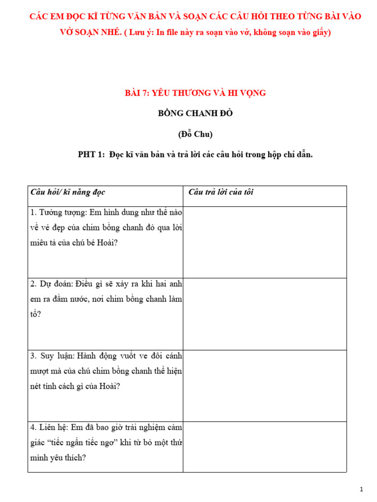 PHT Bài 7 | PDF