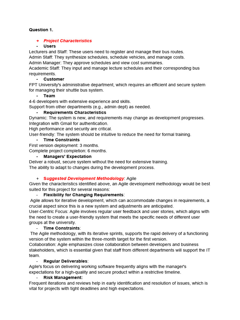 SWE RE Ans | Download Free PDF | Agile Software Development | Software Development Process