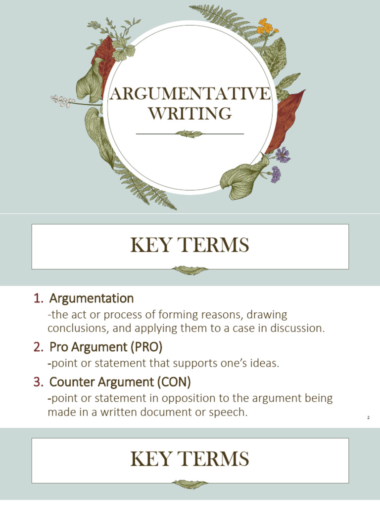Argumentative Writing | Download Free PDF | Argument | Reason