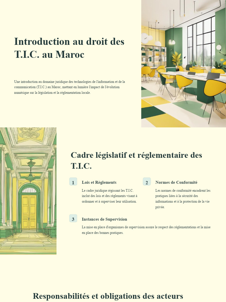 Introduction Au Droit Des TIC Au Maroc | PDF | Sécurité des systèmes d ...