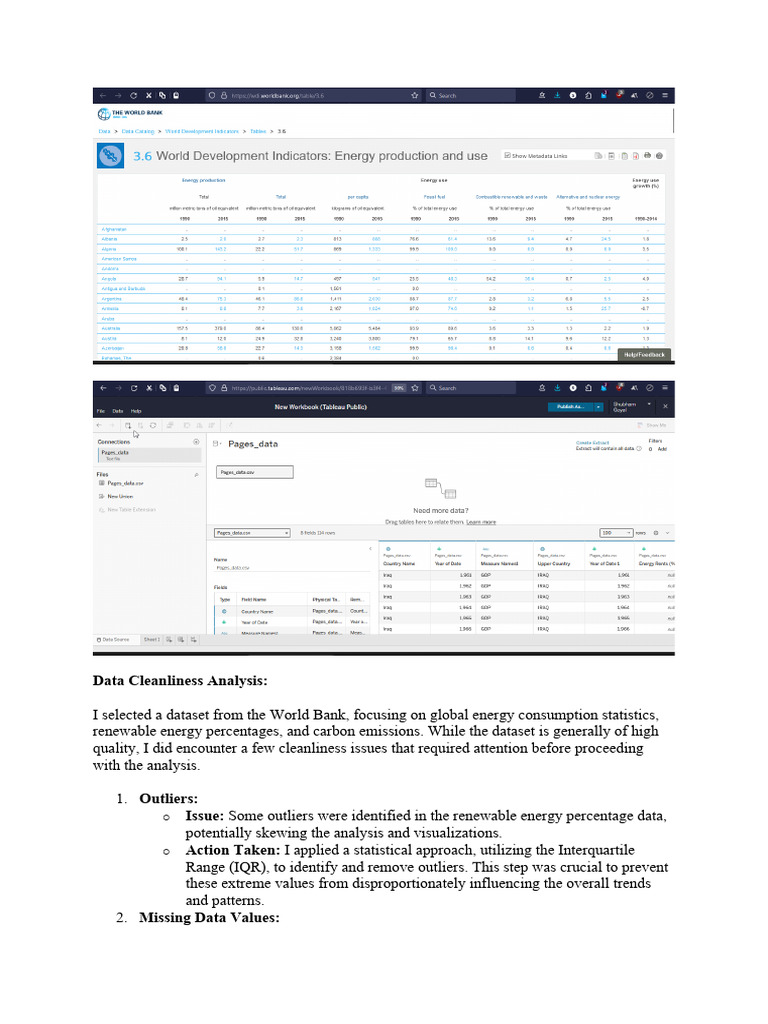 Global Energy Data Cleaning Guide | PDF | Data | Outlier