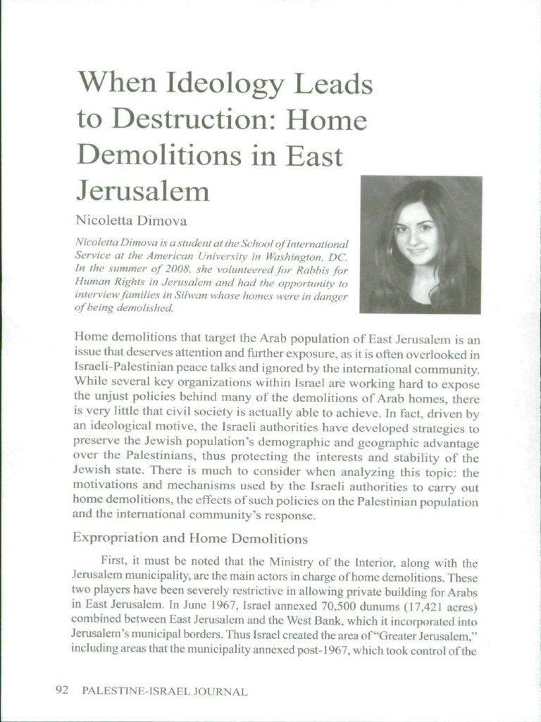 Article Nikki | PDF | East Jerusalem | Jerusalem