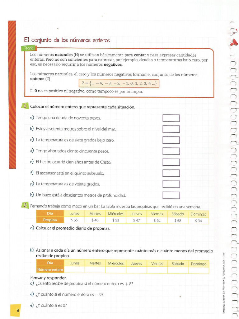 Numero Enteros | PDF